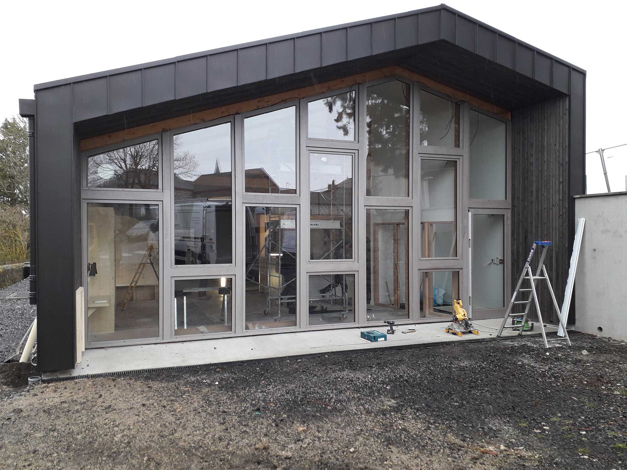 Avancée des travaux intercommunaux de la crèche du Mazet St-Voy et de ...